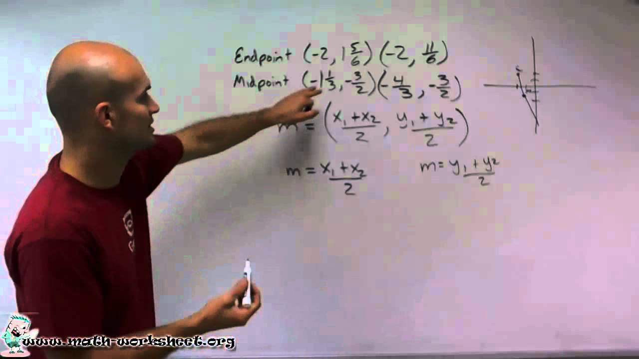 Algebra - Radical Expressions-The Midpoint Formula - Hard - YouTube