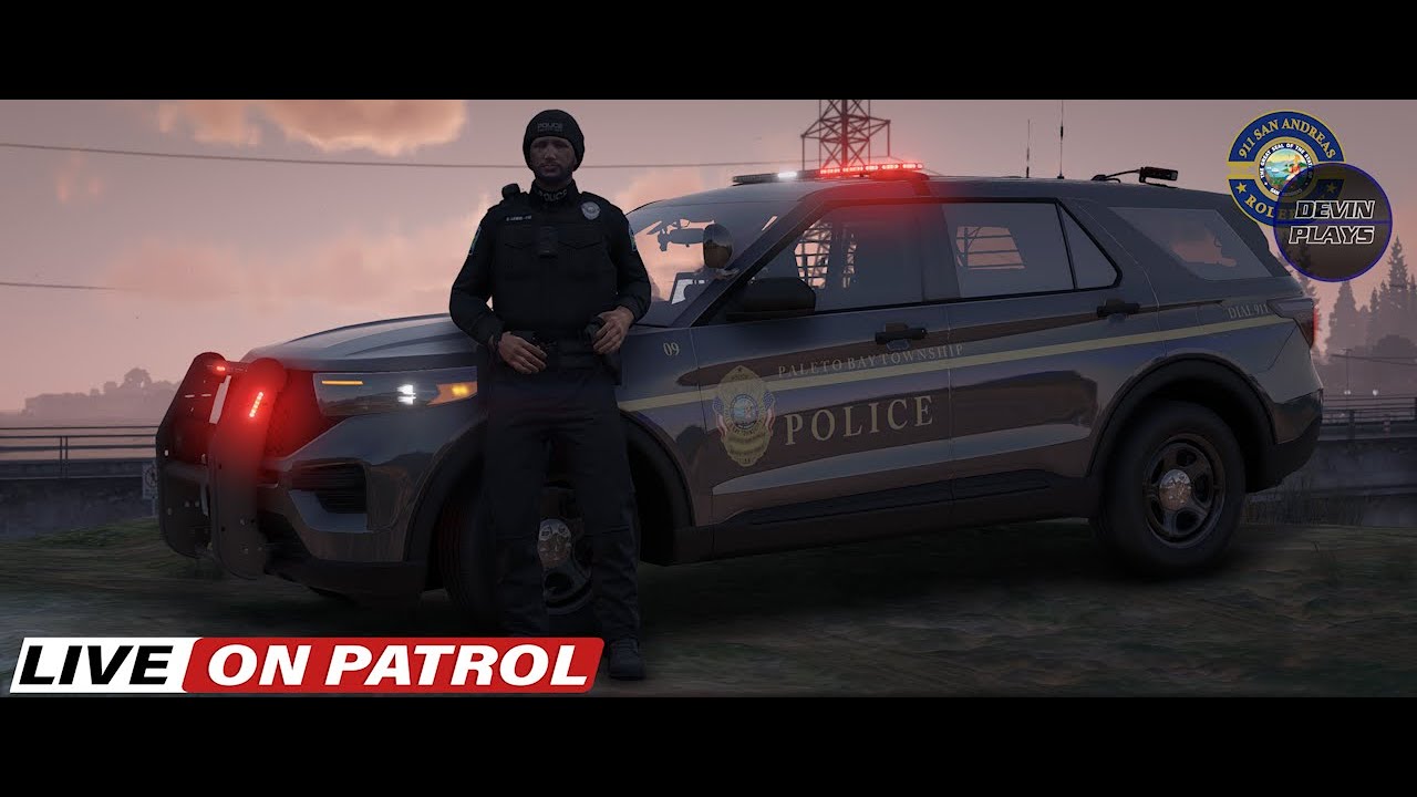 Devin Plays | Live on Patrol | Paleto Bay Township Police - YouTube