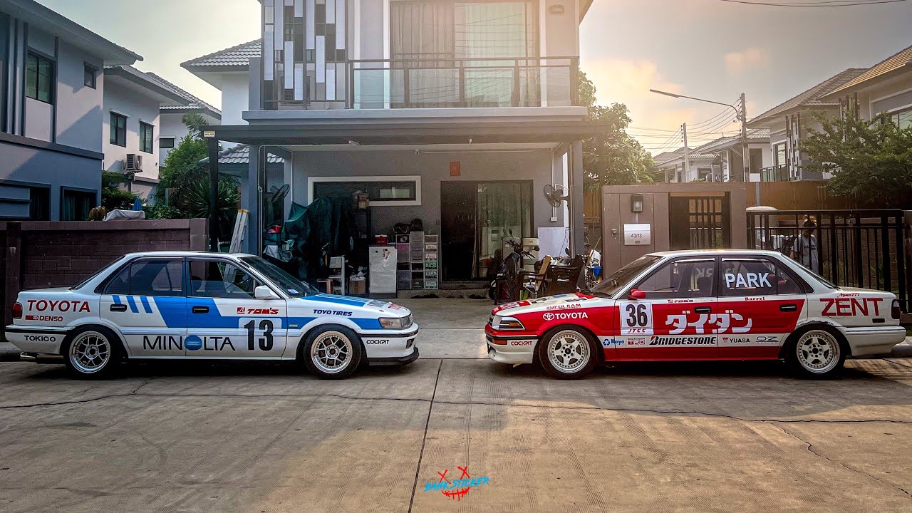 Toyota Corolla AE92 By BANK Sticker - YouTube