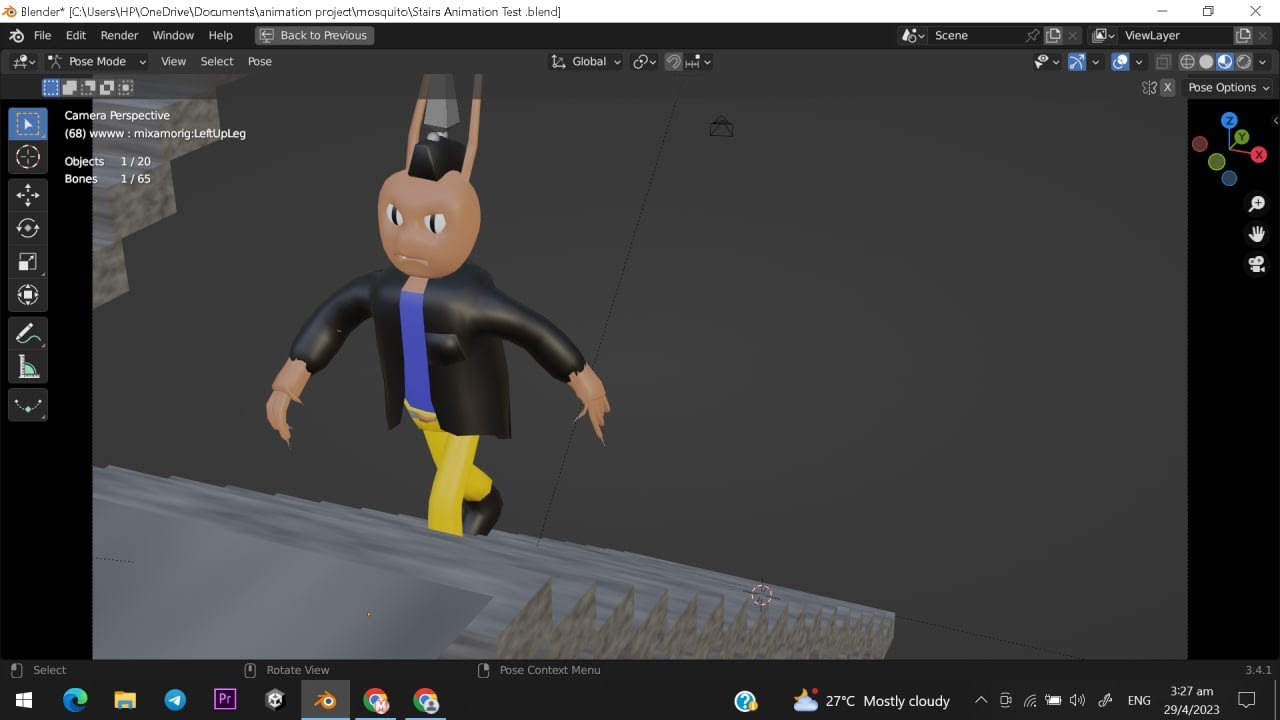 Stairs Animation Only | Blender - YouTube