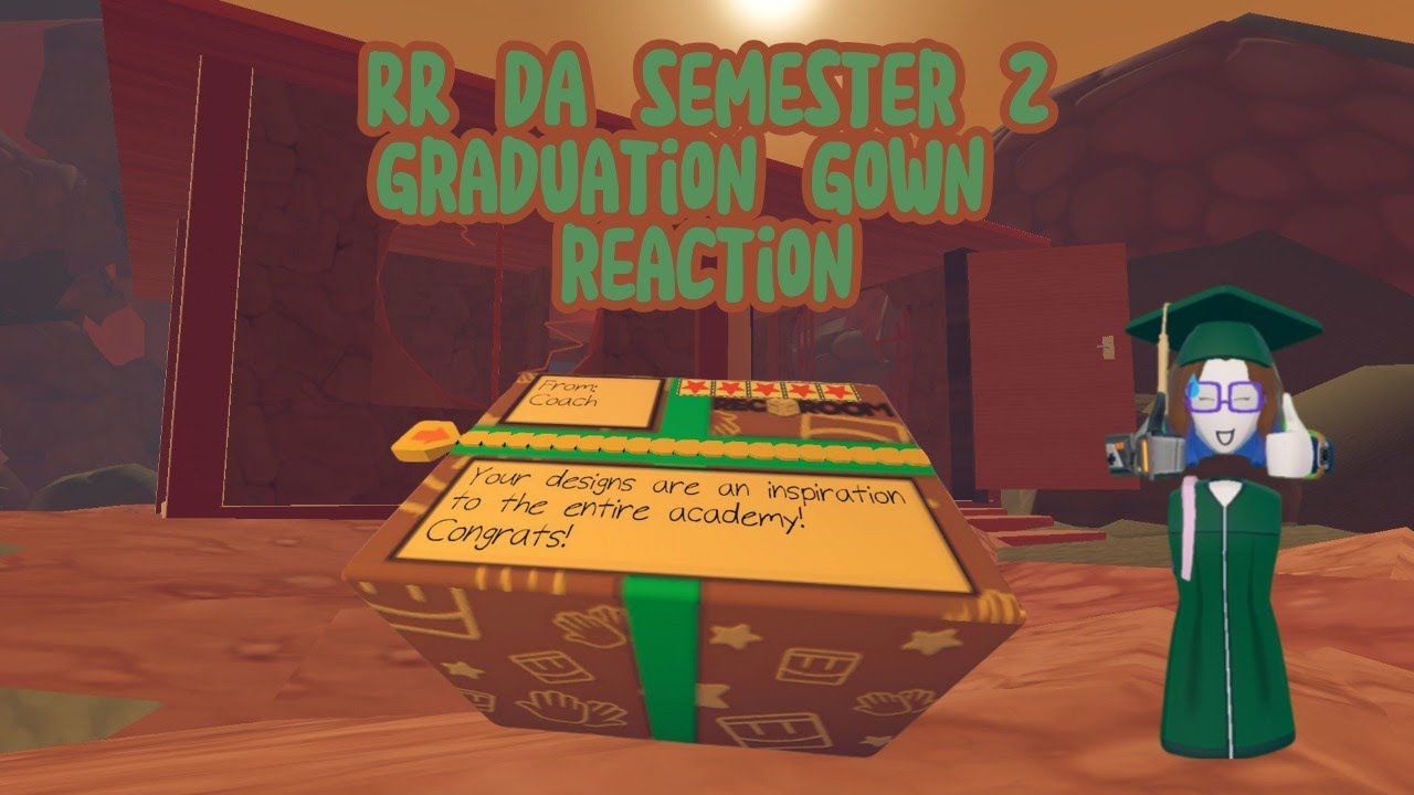 Opening my Rec Room graduation gown - YouTube