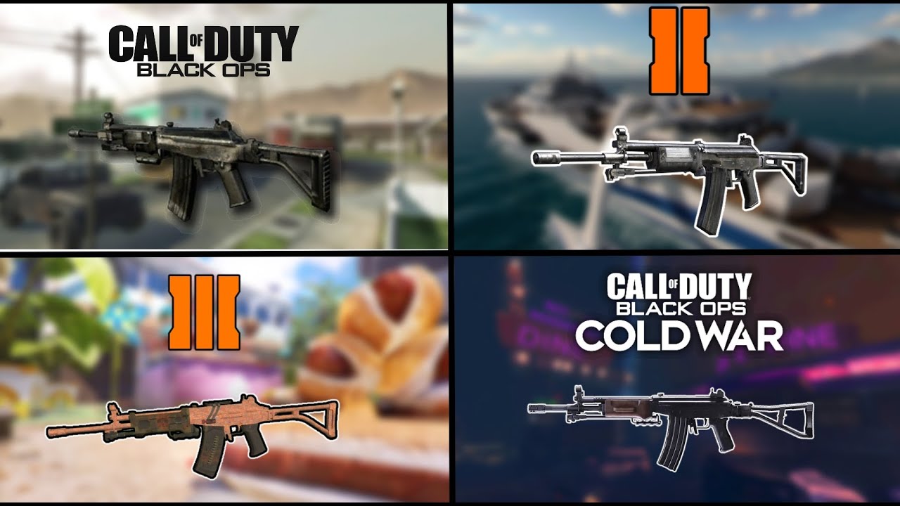 Evolution of The Galil/Grav in Call of Duty ''Black Ops'' Games - YouTube
