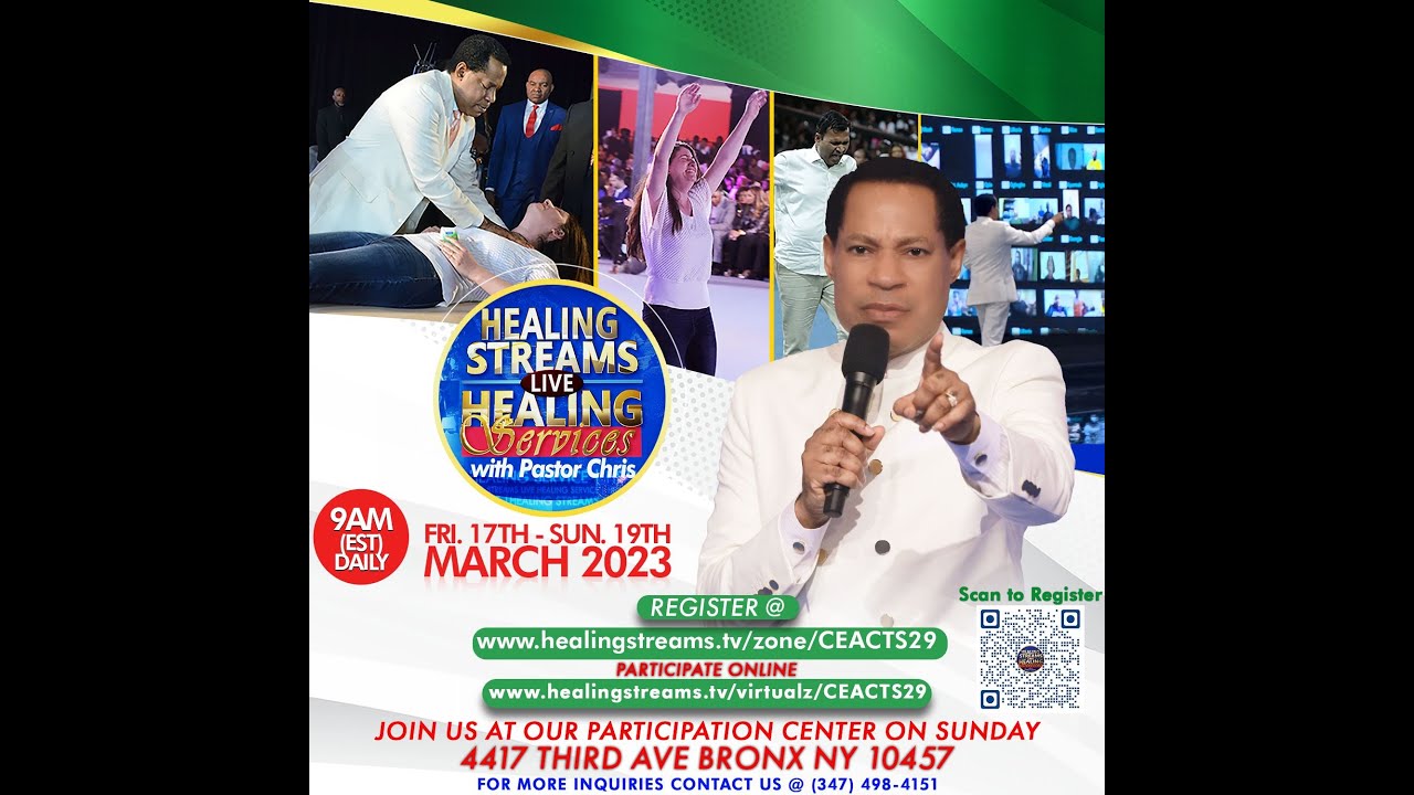 Healing Streams Live Healing Services with Pastor Chris | Day 1 | March ...