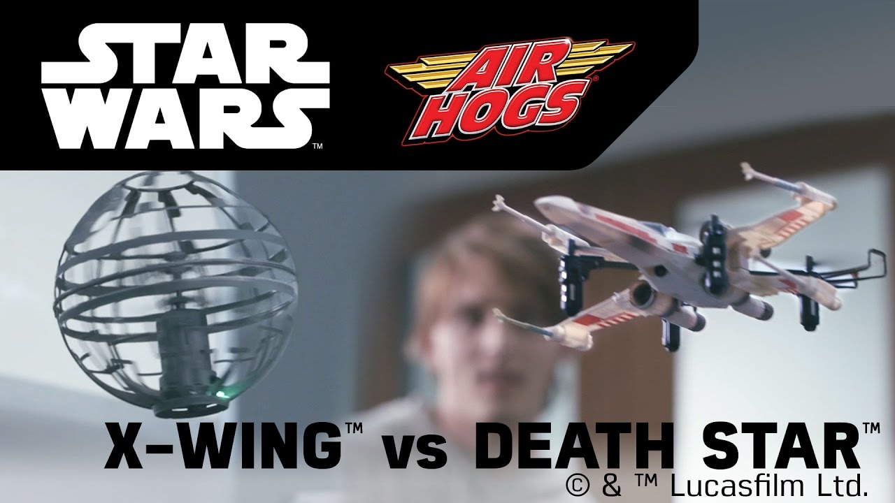 Air Hogs Star Wars - Death Star vs X-Wing - YouTube