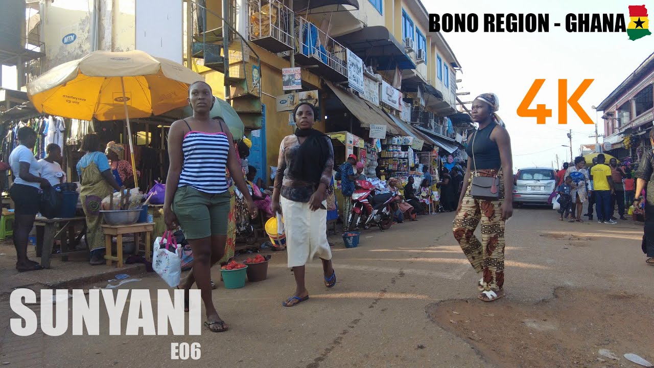 Sunyani Walk Tour E06 Bono Region Ghana 4K - YouTube