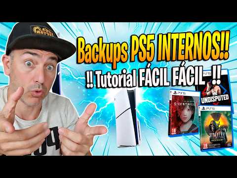 TUTORIAL: Cargar backups PS5 desde INTERNO, muy fácil! ¡PRUÉBALO!