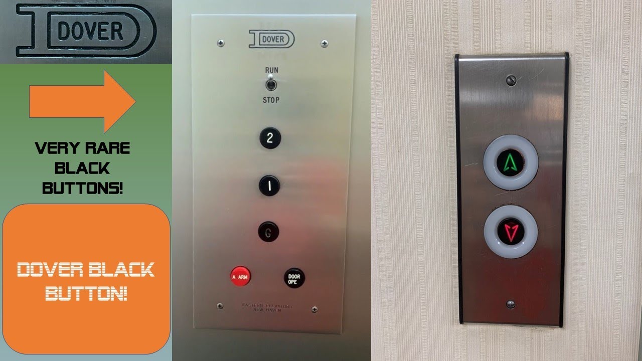 RARE (And low on oil!) DOVER BLACK BUTTON ELEVATOR in GREENWICH ...