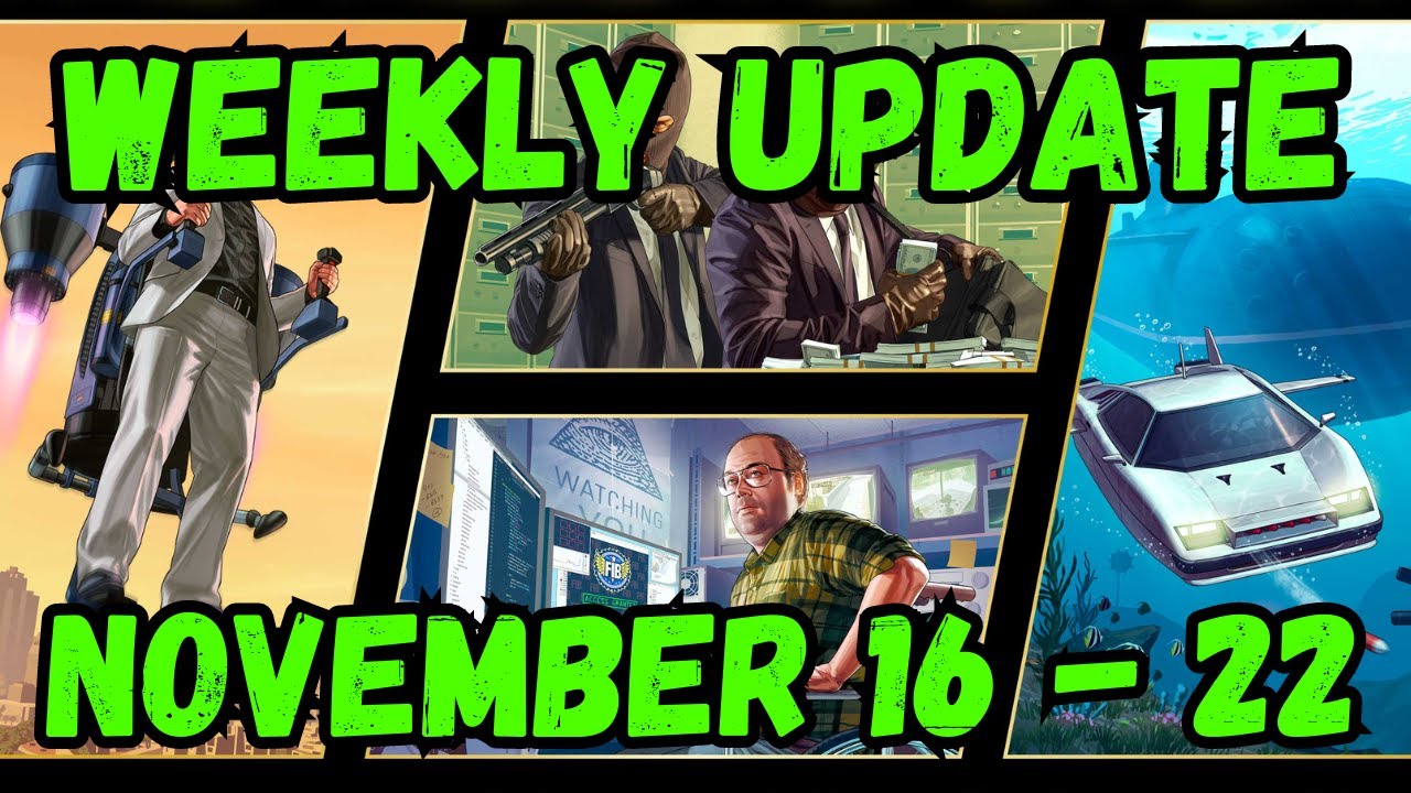Weekly Update: November 16 - 22 in GTA 5 Online: 3 Events, 3X$ & RP ...