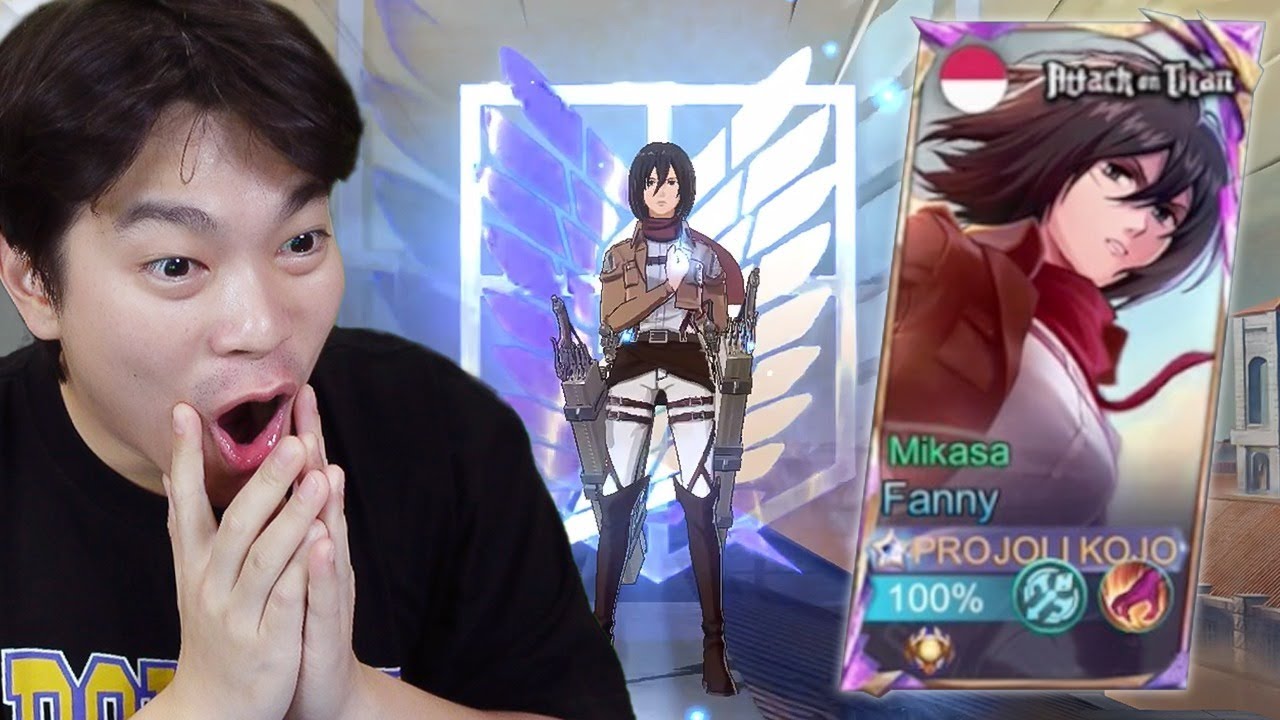 Review Skin AoT Mikasa Fanny, Kairi Auto Minder Liat Fanny Gw ...