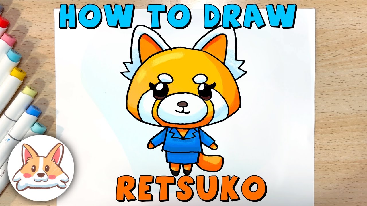 How to Draw Retsuko from Sanrio | Easy Step-By-Step - YouTube