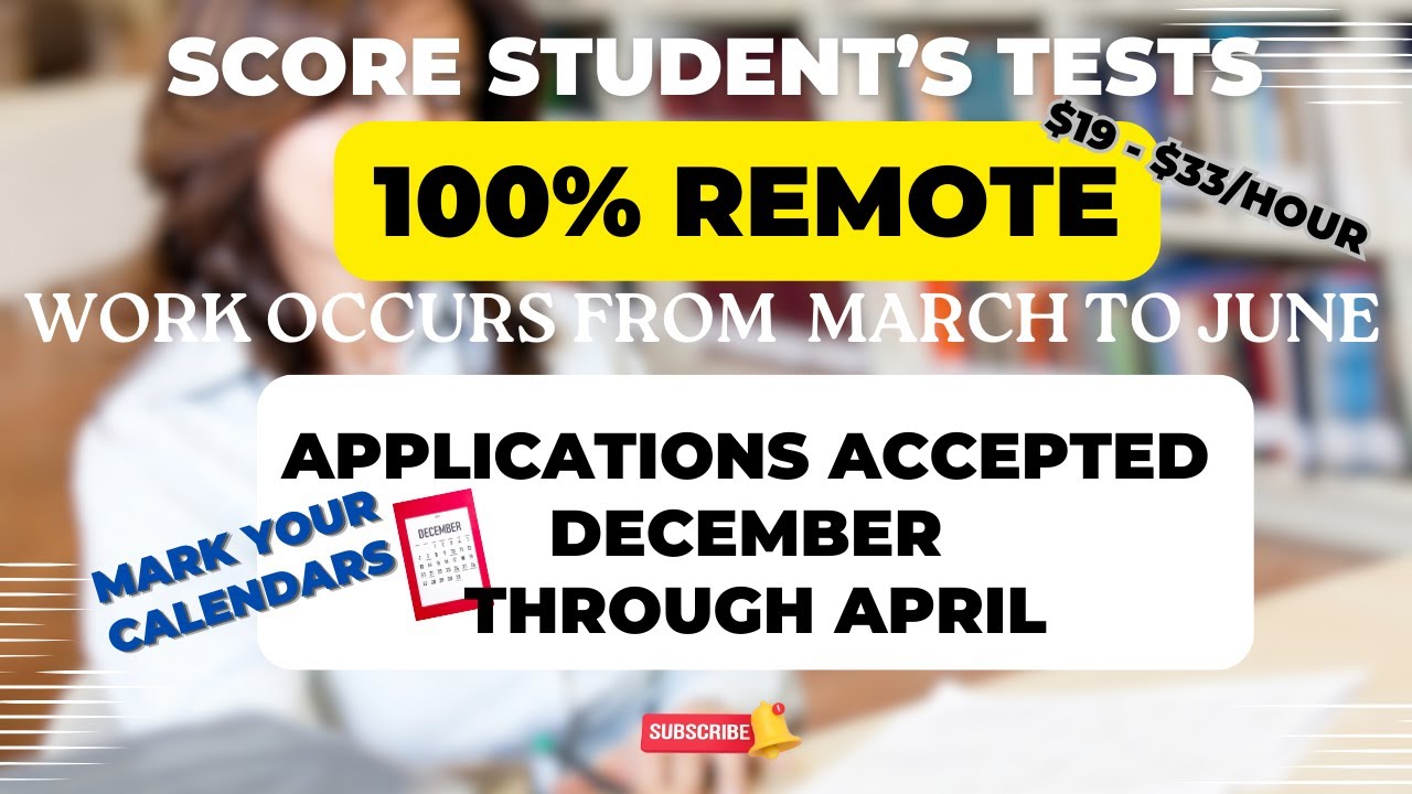 Temporary Remote Work From Home Job 2023 | $19 - $33 Per Hour | Score ...