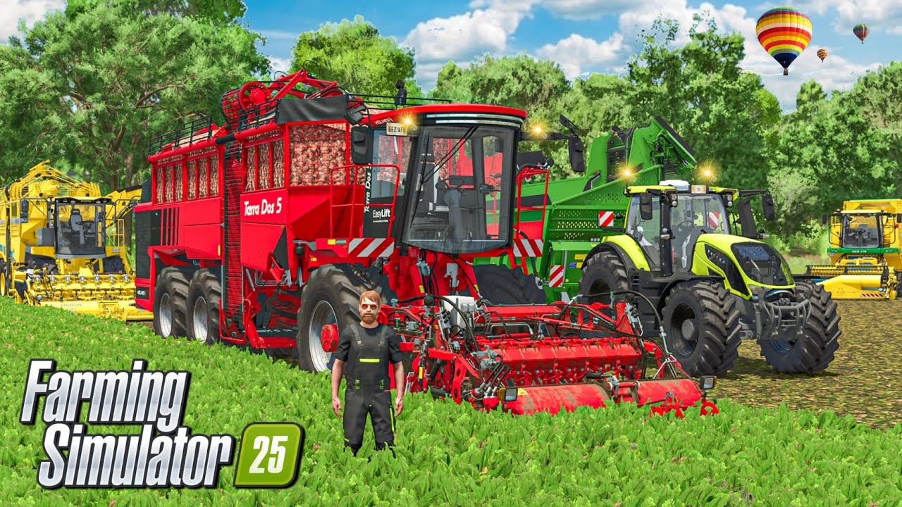 RED Beet Mega Harvest with New Harvester In Fs25 | Farming Simulator 25 ...