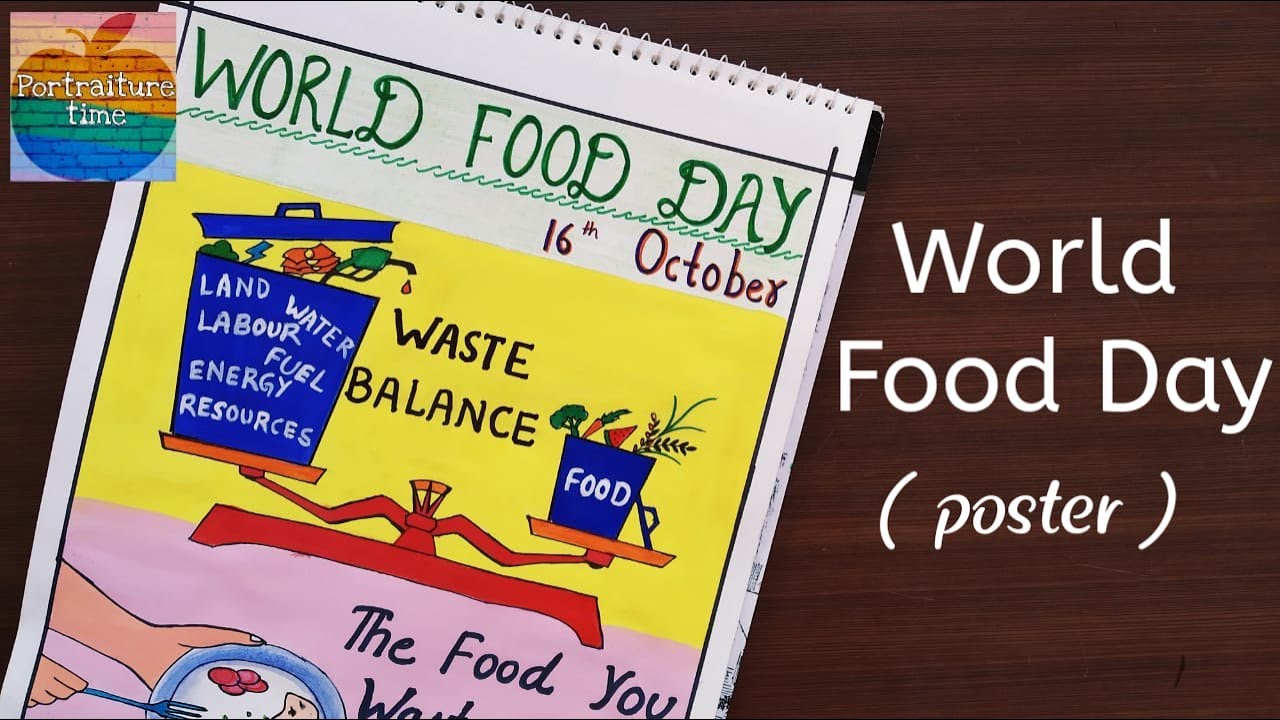 World Food Day (Poster) /16th October/Full Guide Step By Step - YouTube