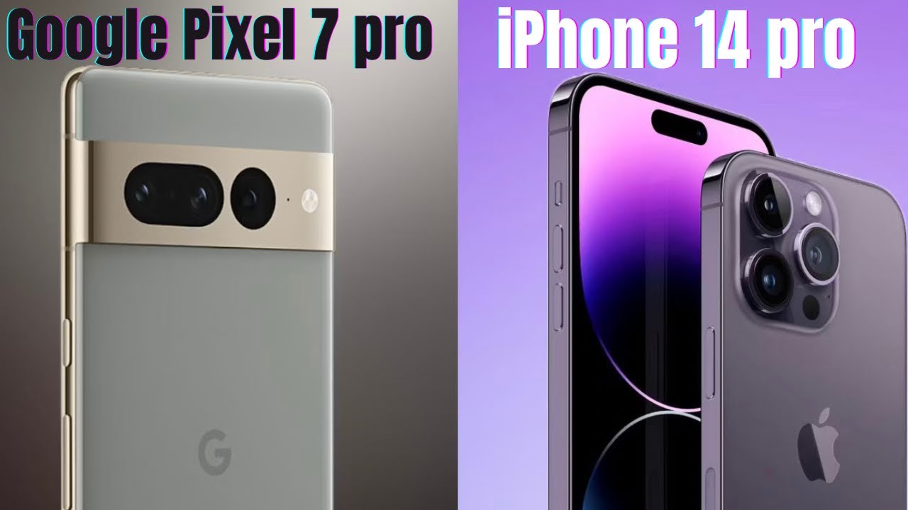 iPhone 14 pro vs Google Pixel 7 pro || Comparison || Neck to Neck ...