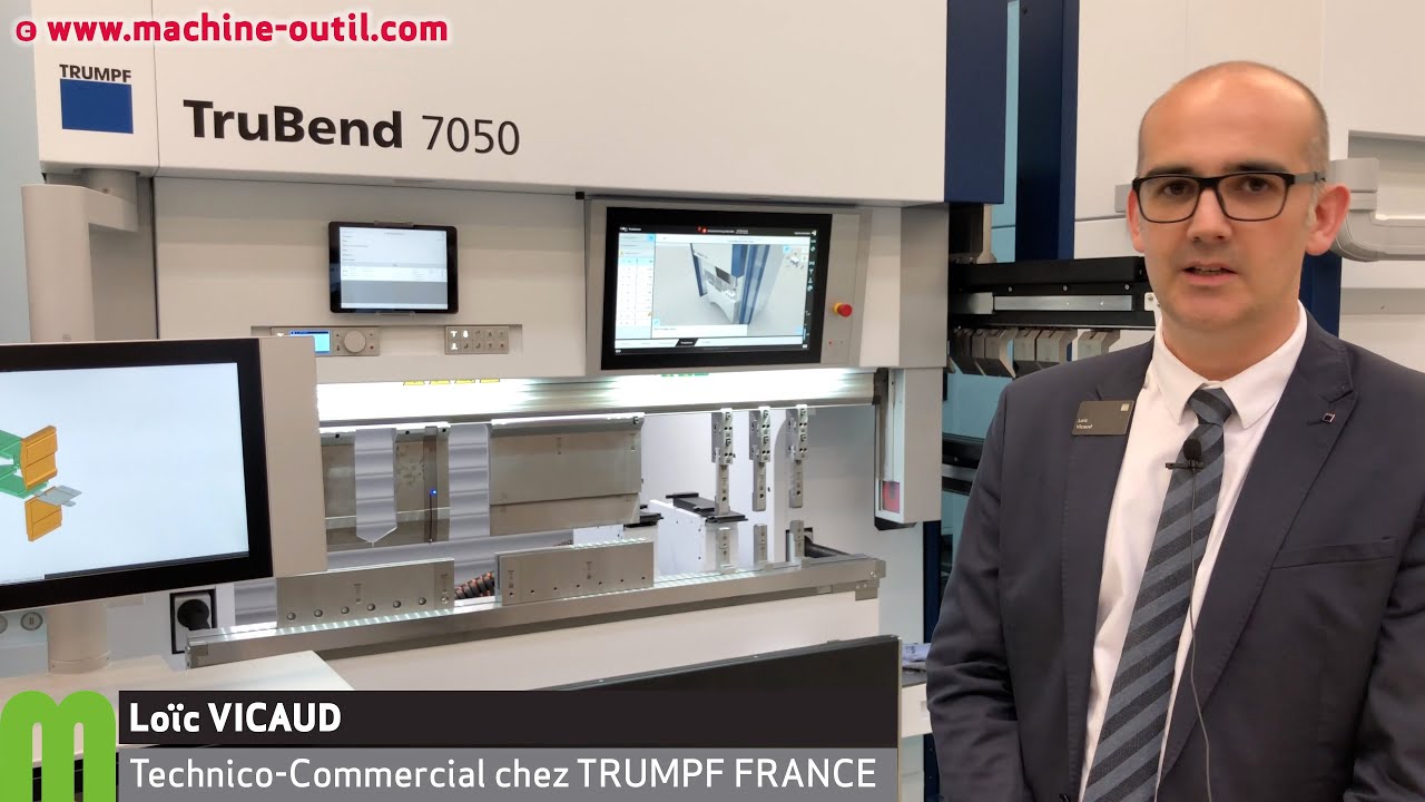 La presse plieuse électrique Trumpf TruBend 7050 - YouTube