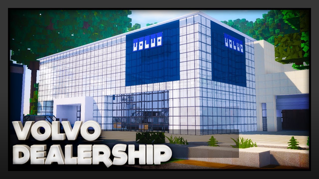 Minecraft - Volvo Car Dealership - YouTube