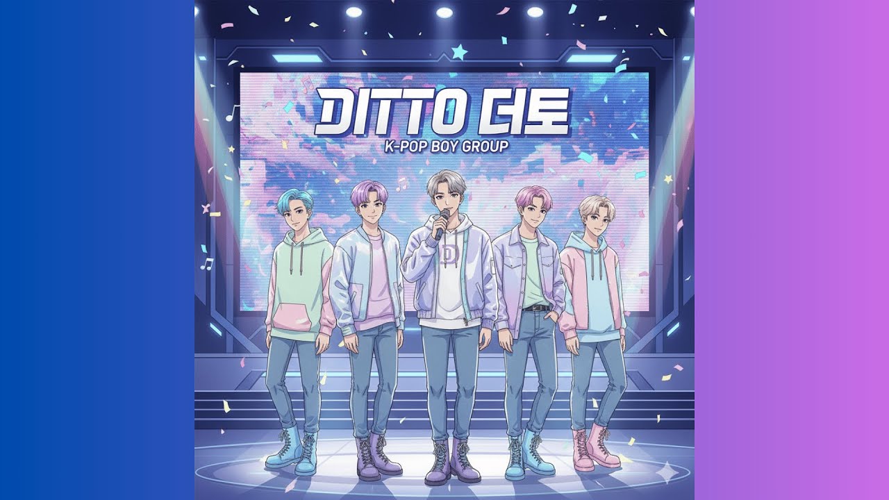 Ditto (Boy Group Version) – AI Cover | Lyrics Video (가사) | 디토 남자 그룹 버전 ...