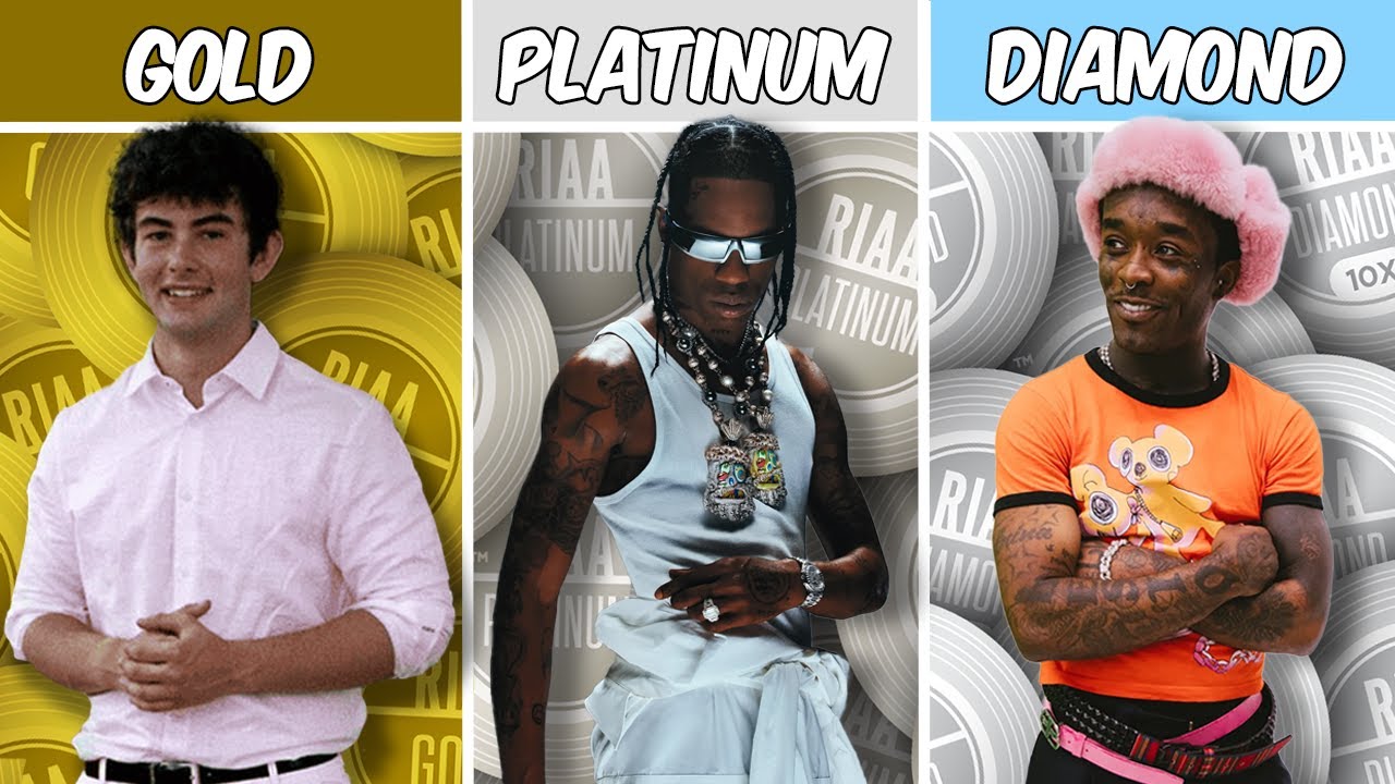 Rap Songs That Went GOLD vs PLATINUM vs DIAMOND! (2025 EDITION) - YouTube