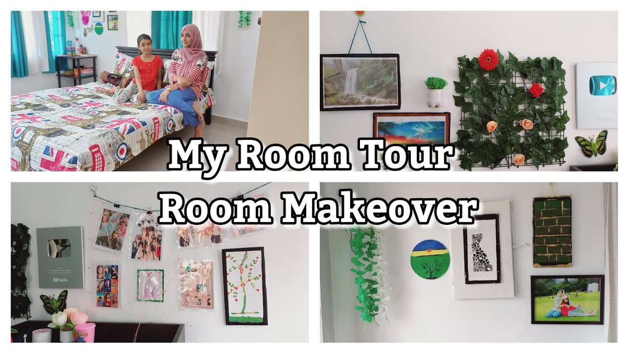 My Room Tour|Bed Room Makeover Part1|DIY Room Makeover #roomtour - YouTube