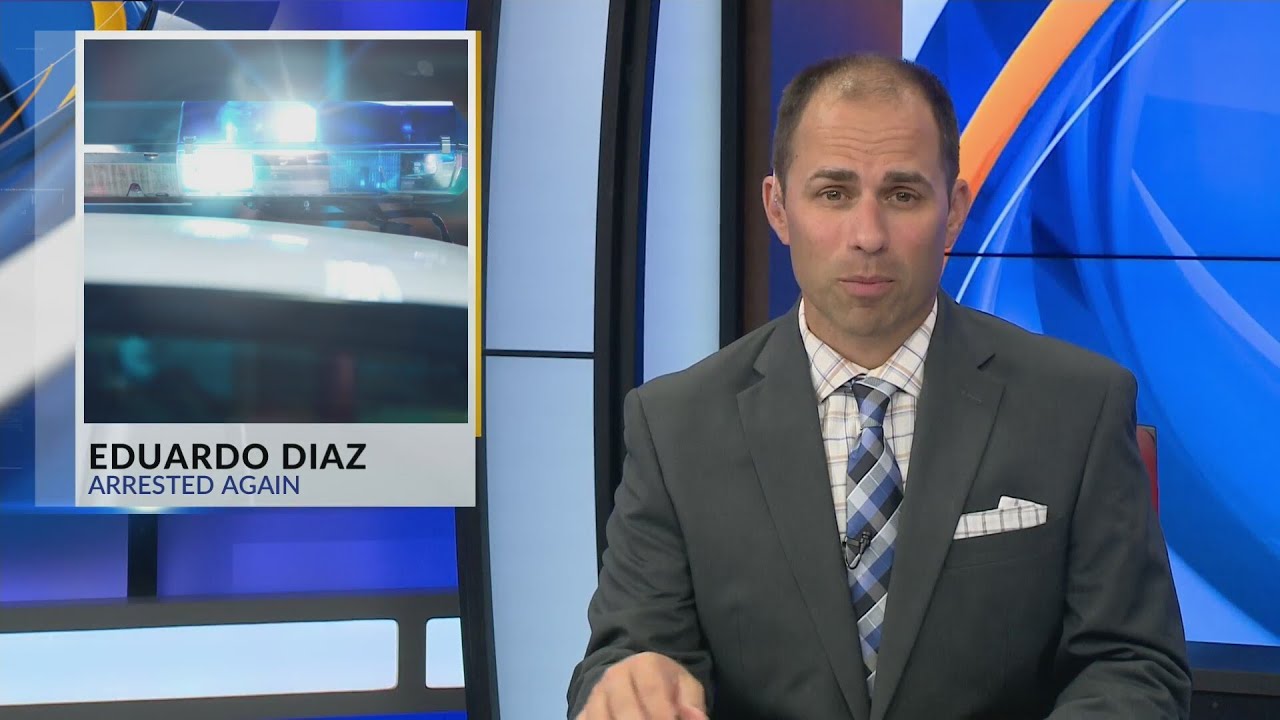 Eduardo Diaz arrested again - YouTube