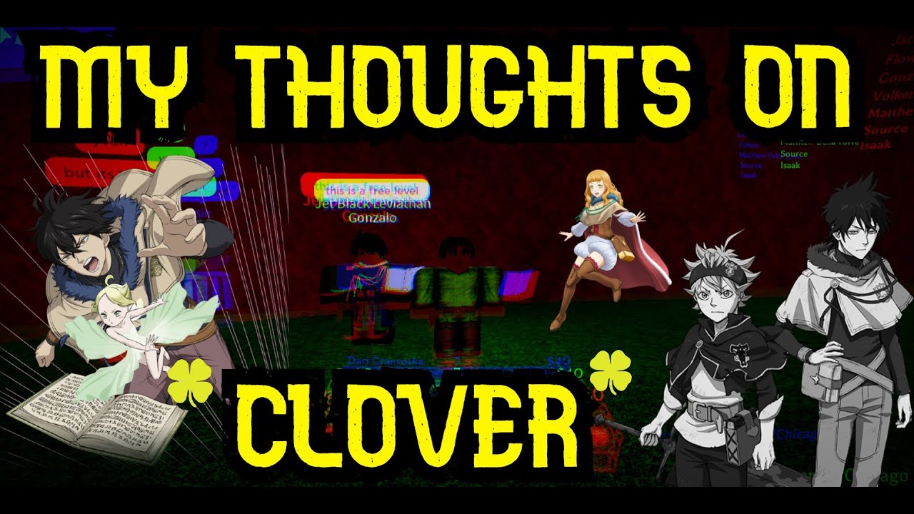 My thoughts on the new Clover game!?!?! - YouTube