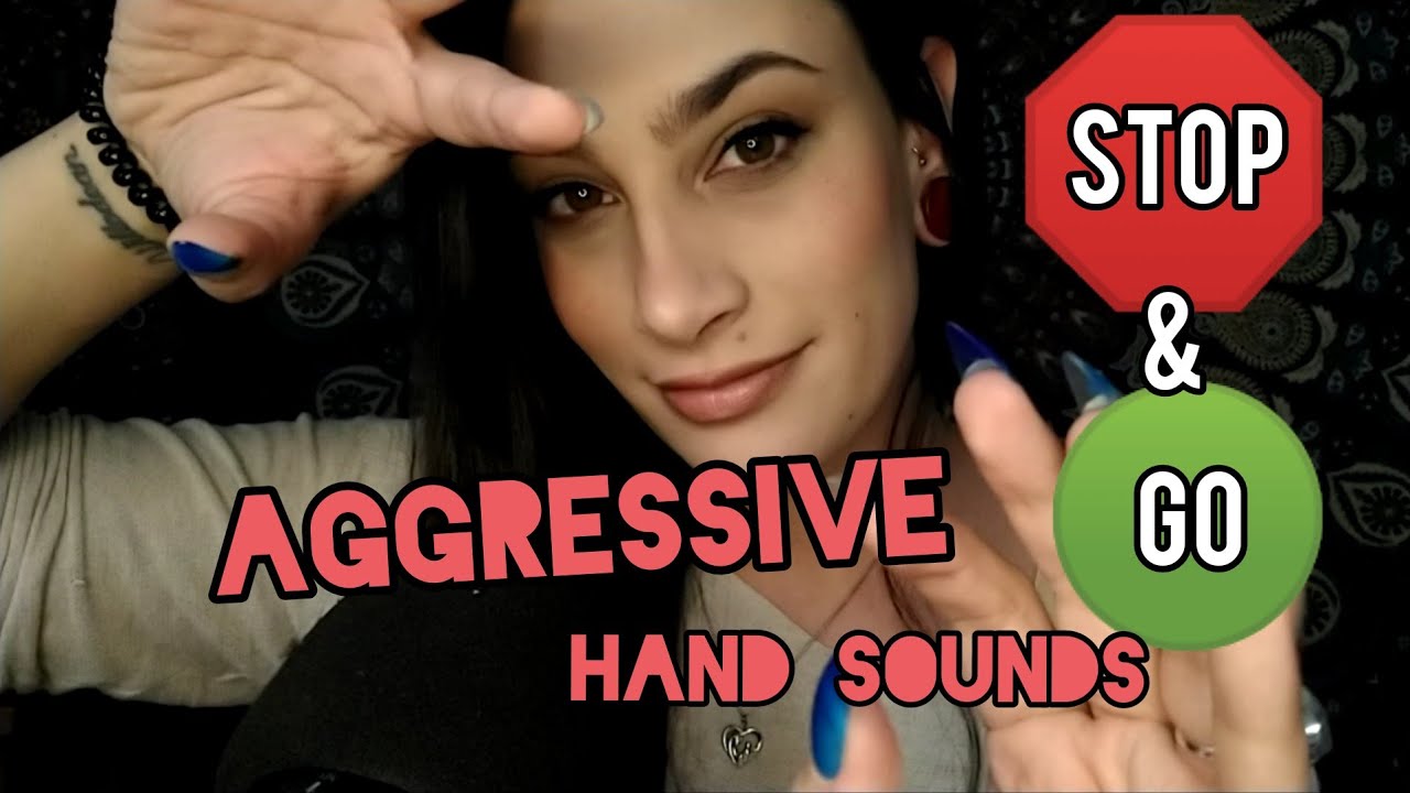 ASMR Aggressive Hand Sounds - Red Light / Green Light | Unpredictable ...