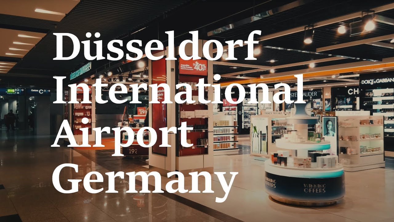 Dusseldorf International Airport (dus), Germany - 4K - YouTube
