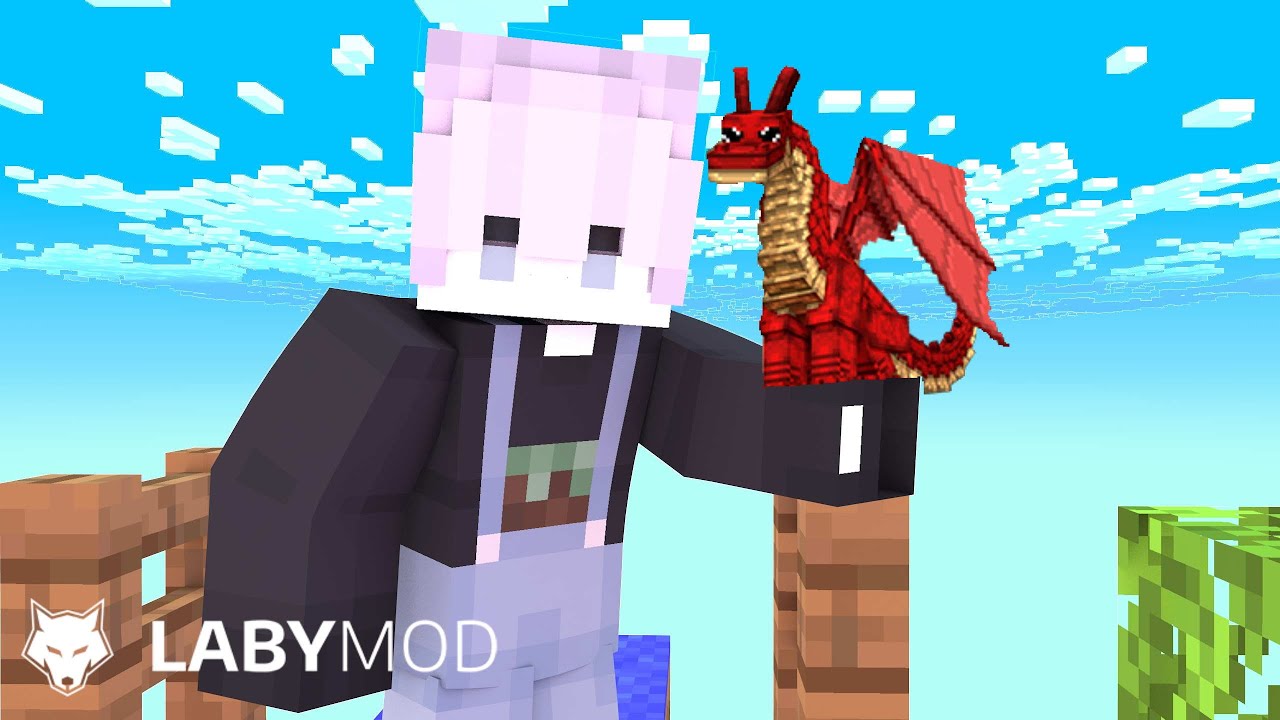 MINECRAFT BABY DRAGON PET - Minecraft LabyMod Trailer - YouTube