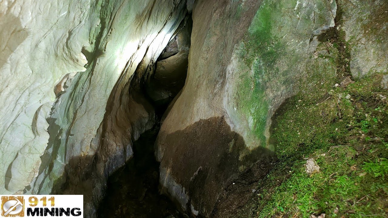 Weird Cave System Found In The Woods While Gold Prospecting! - YouTube