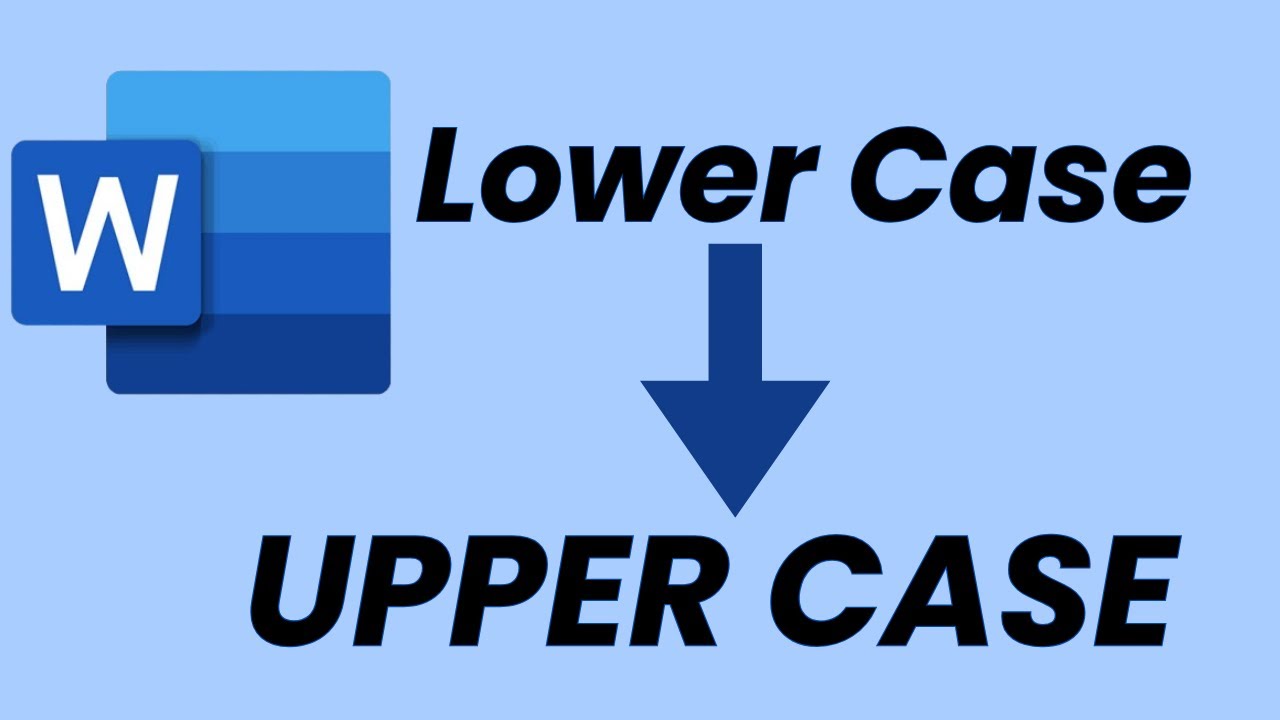 How To Change Lower Case Letters To Uppercase Letters In Microsoft Word ...