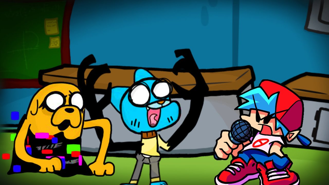 GUMBALL y JAKE están MUY RAROS... - Friday Night Funkin X Pibby [Full ...