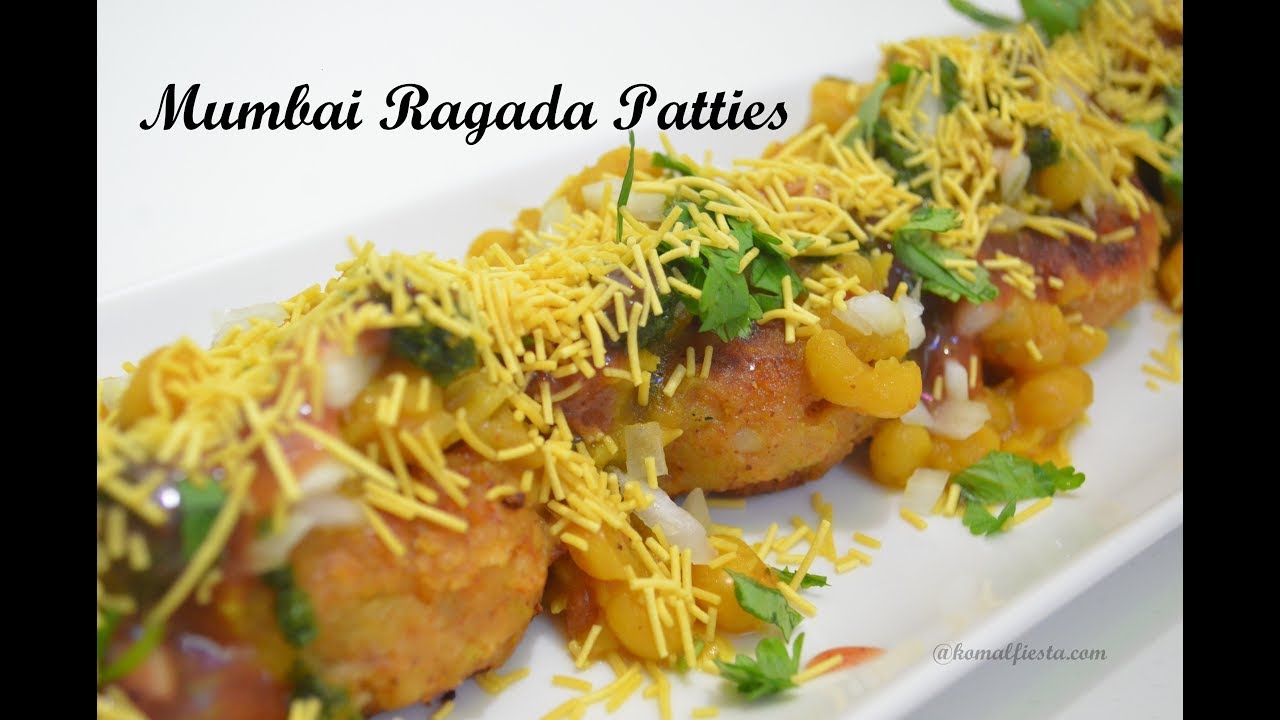 Ragada Patties Recipe | Ragda Pattice Recipe | Mumbai Street food Chat ...