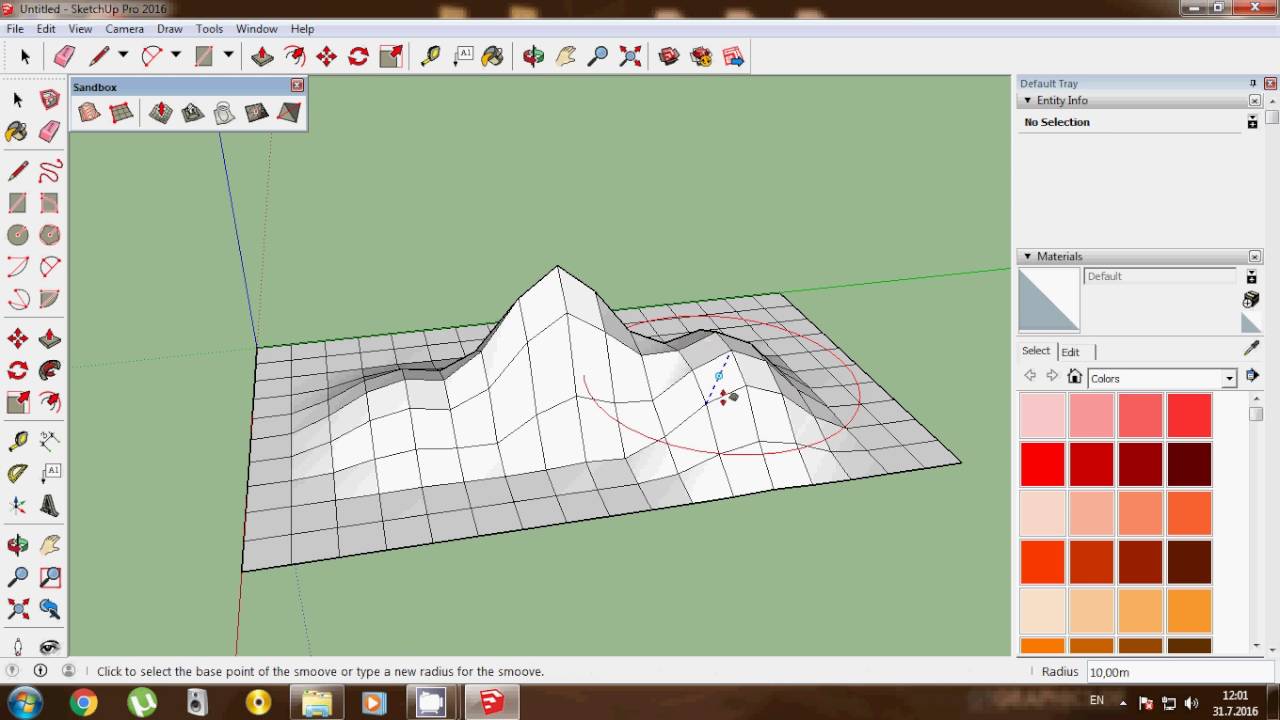 SketchUp hill make - YouTube