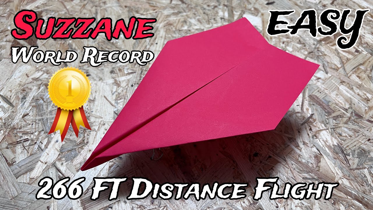 How To Make A Paper Plane World Record Glider YouTube how-to-make-a-paper-plane-world-record-glider-youtube