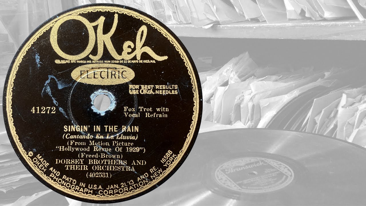 Dorsey Brothers and their orchestra: Singin' in the rain (1929) - YouTube