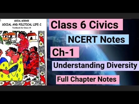 NCERT Notes - Understanding Diversity | Class 6 Civics Chapter 1 Notes ...
