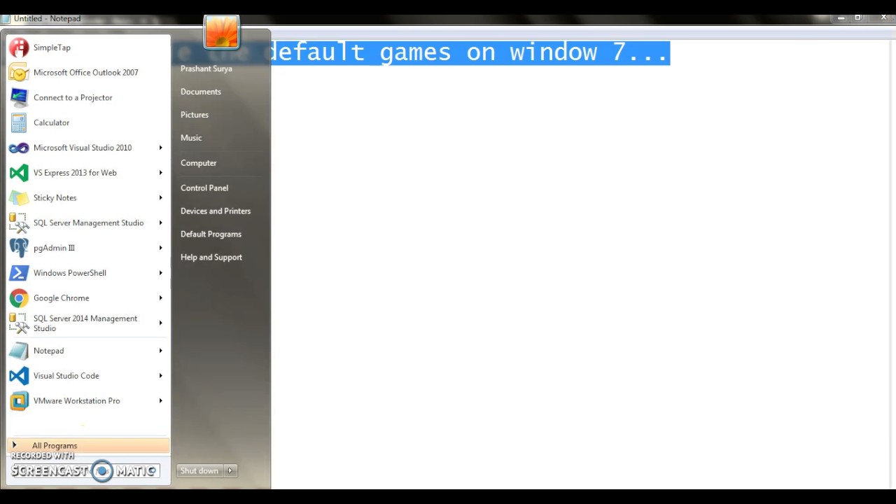 How to enable default games in Windows 7 - YouTube