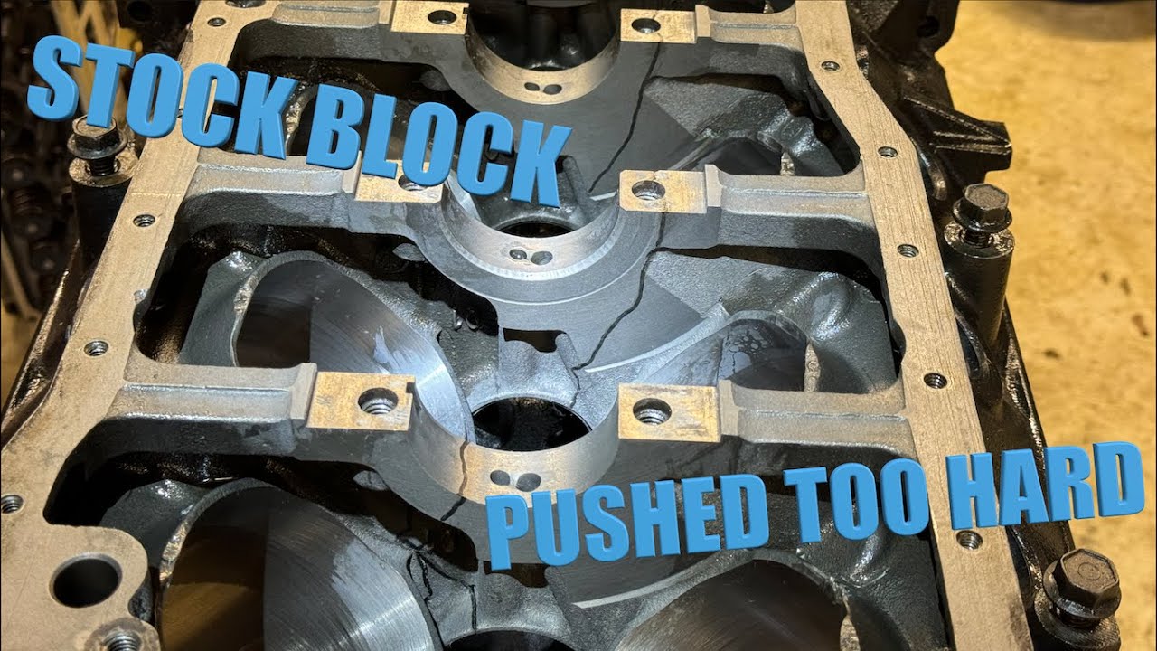 Pete Found The Limit Of His Stock 302 Block - YouTube