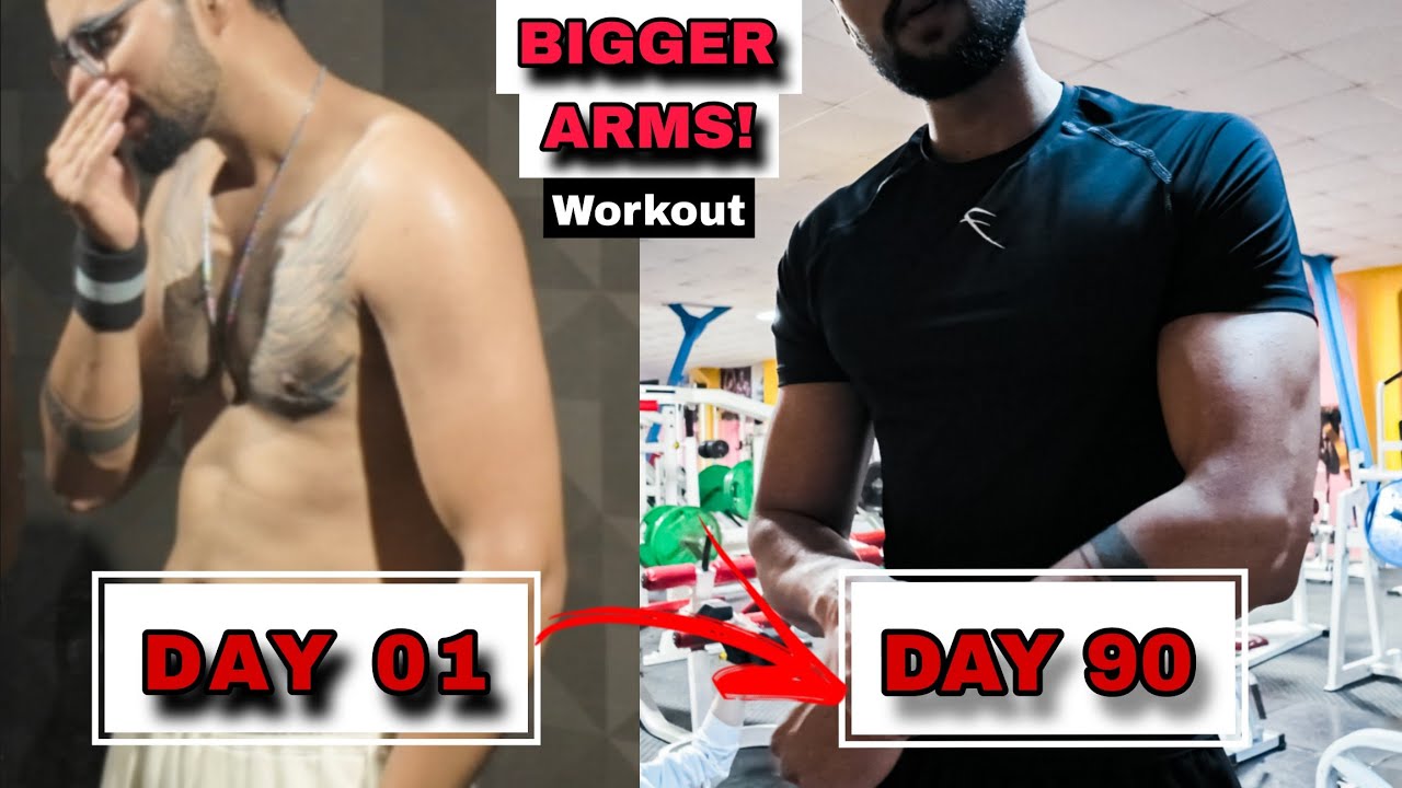 "90-Day arms Transformation: From Skinny to Strong (Workout & Diet Plan ...