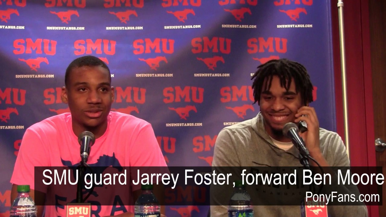 SMU guard Jarrey Foster, Ben Moore - YouTube