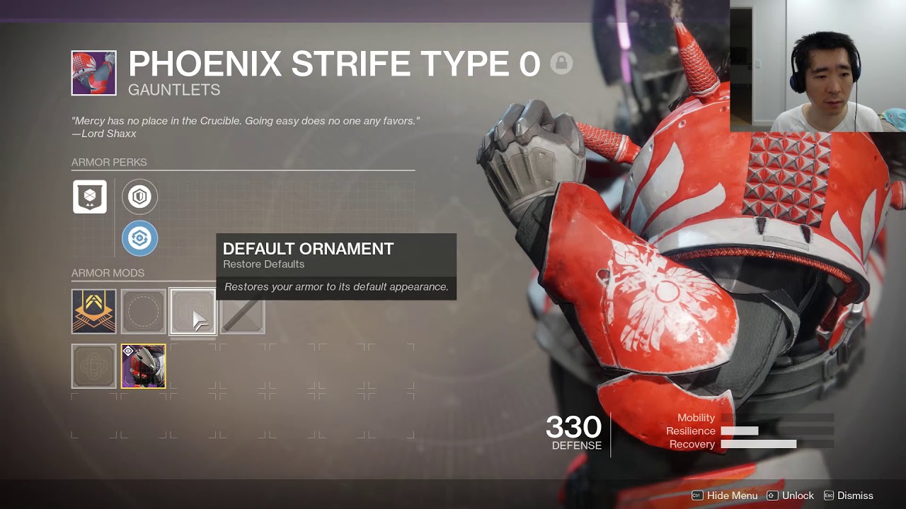 Destiny 2: Phoenix Strife Shoulder Ornament Bug - YouTube