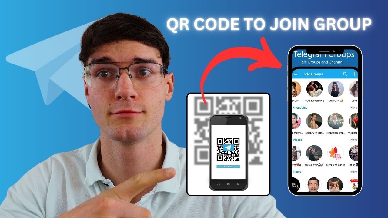 How to Scan QR Code in Telegram to Join Group | Easy 2024 - YouTube