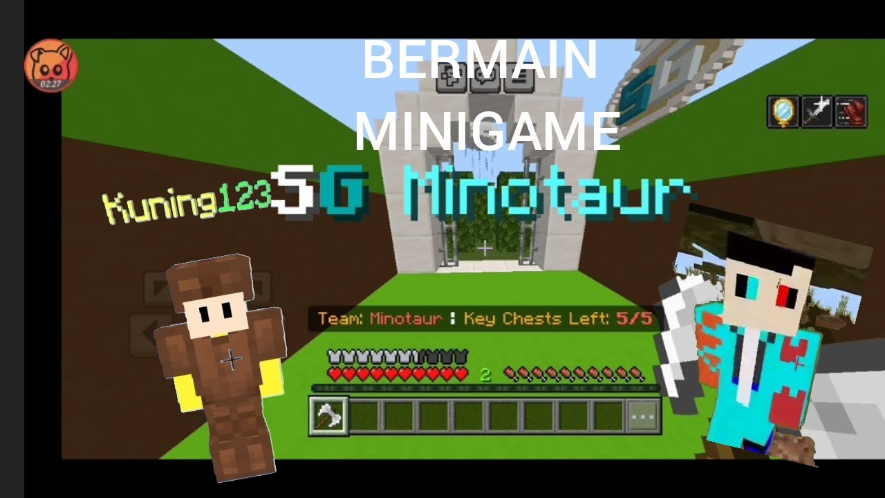 AKU DAN TEMAN KU BERMAIN MINIGAME SG MINOTAUR - YouTube