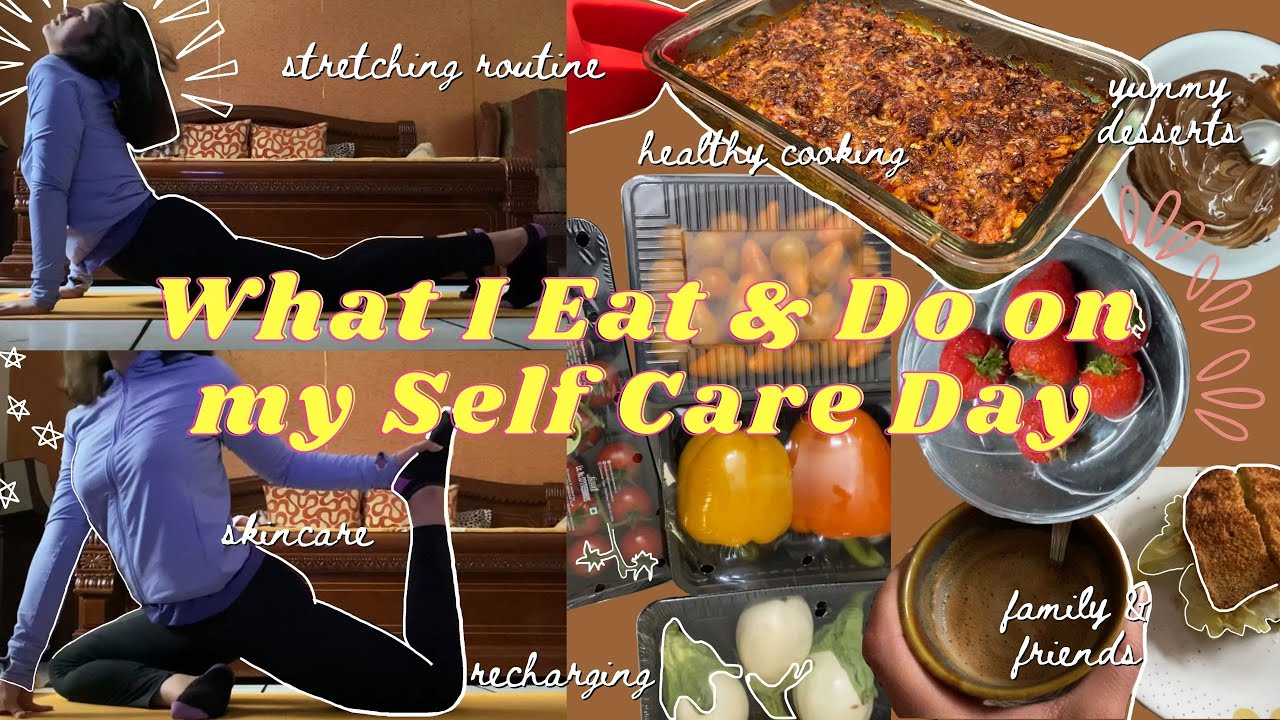 What I Eat in A Day#1 *Self Care Day* [vegetarian / indian / realistic ...