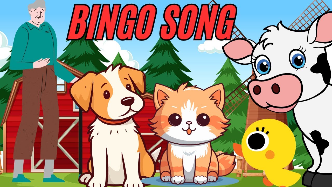 farm animals|b-i-n-g-o song| animals sound| old MacDonald had a farm ...