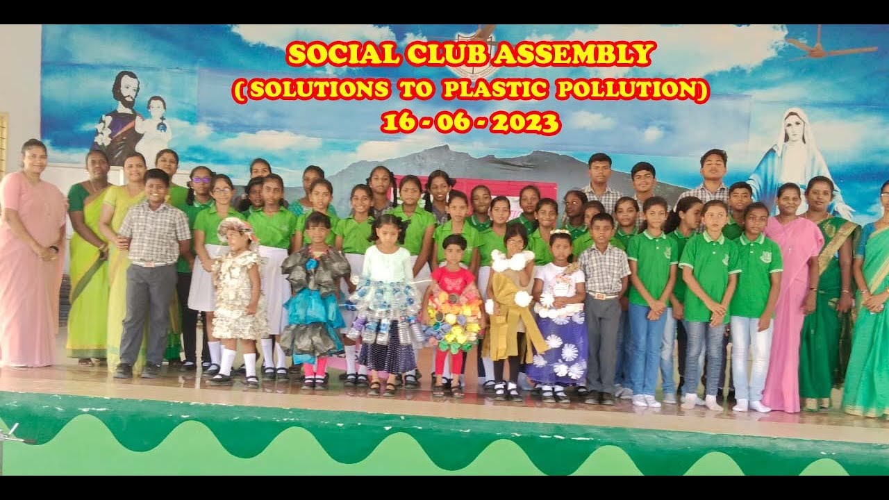 SOCIAL CLUB ASSEMBLY ( ST.JOSEPH'S SCHOOL CBSE) - YouTube