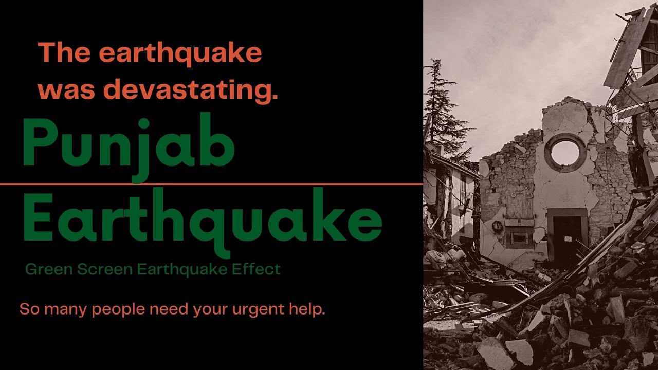 Earthquake In Ludhiana | Earthquake Effect | Green Screen - YouTube