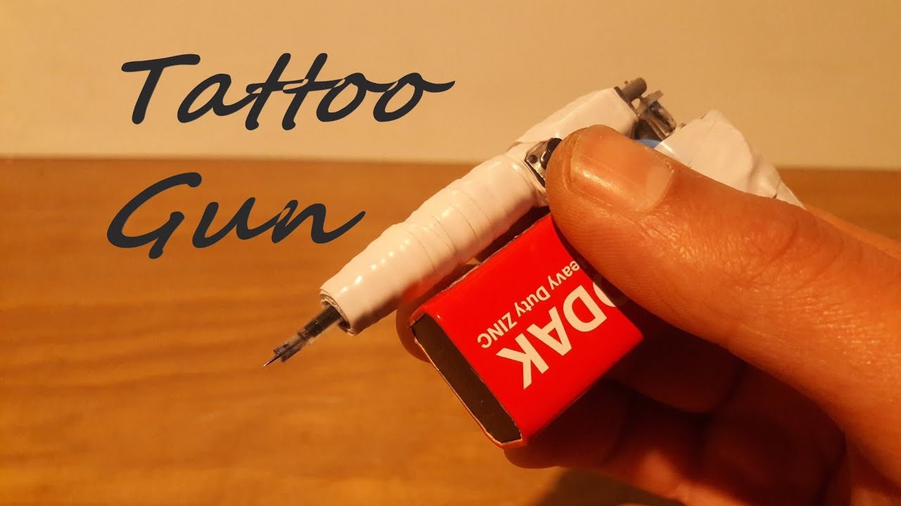 How To Make Mini Tattoo Machine - YouTube