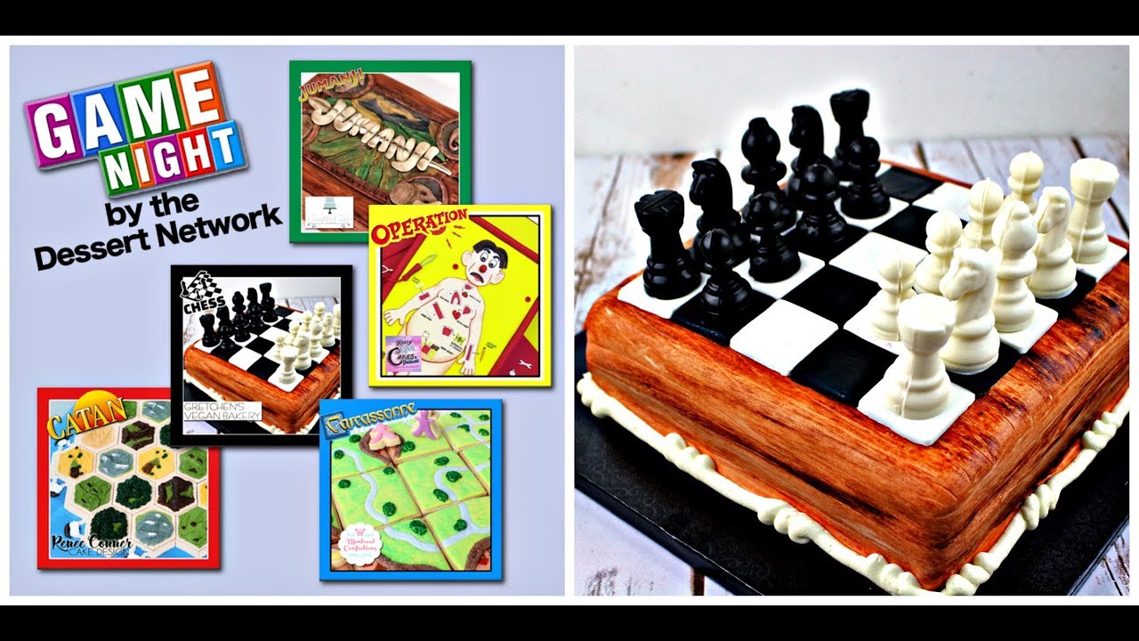 How to Make a Playable Chess Cake ~ Game Night Collaboration with the ...