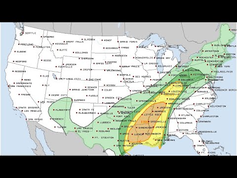 Dixie Alley & Gulf Coast Tornado Outbreak + Flooding! w/ WXJ55 & Radars ...